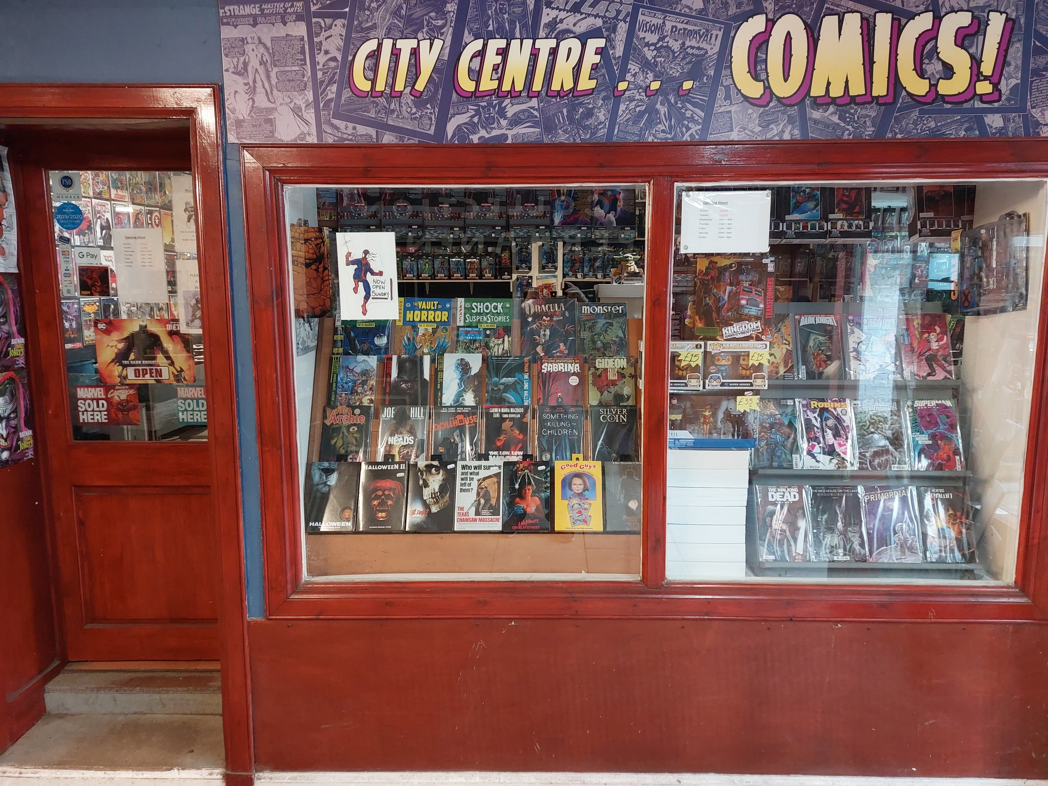 Comics back issues graphic novels action figures – City Centre Comics